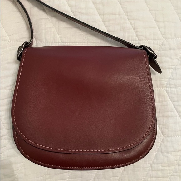 Coach | Bags | Coach Saddlebag Wine Red Crossbody Style | Poshmark